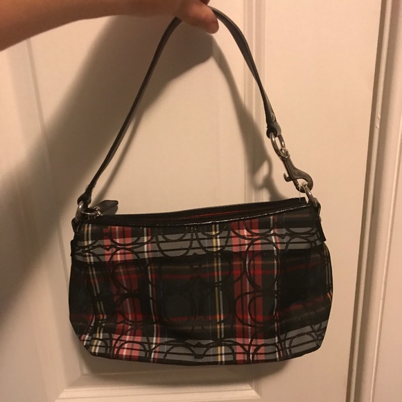 Coach | Bags | Coach Black Patterned Bag | Poshmark